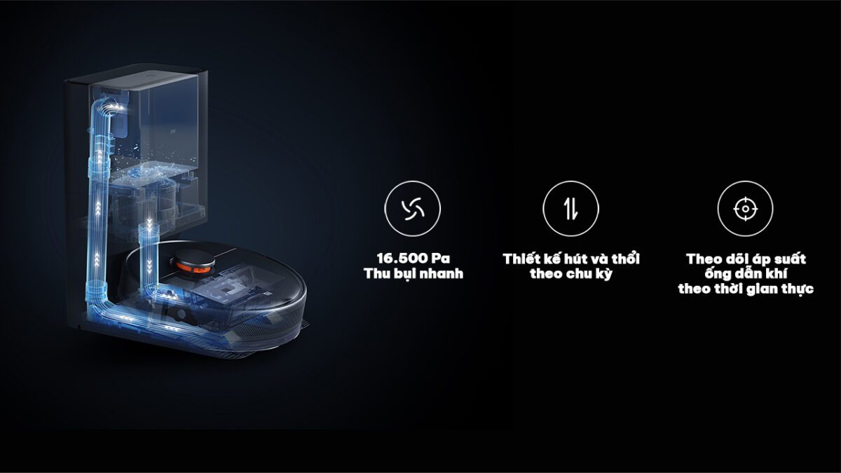 Robot hút bụi Xiaomi Mop 2 Ultra giá rẻ - Cao Thiên Phát