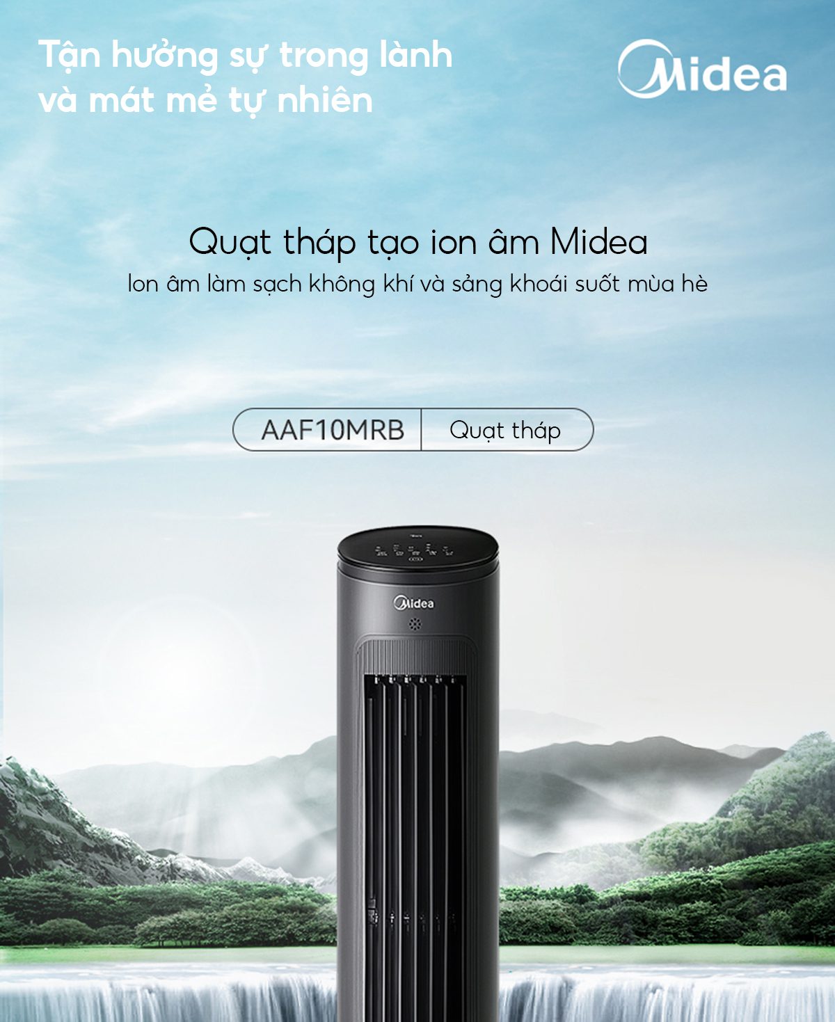 Midea AAF10MRB quạt tháp, quạt hơi nước - Cao Thiên Phát